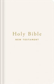NIV, Tiny Testament Bible, New Testament, Leathersoft, White, Comfort ...