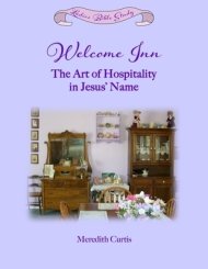 Welcome Inn Bible Study: The Art of Hospitality in Jesus' Name: Free ...