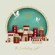 Everlasting Light (Pack of 10) Tearfund Charity Christmas Cards TF208 ...