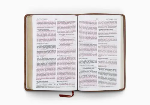 ESV Thinline Bible, Red Letter (Full Grain Leather, Deep Brown): Free ...