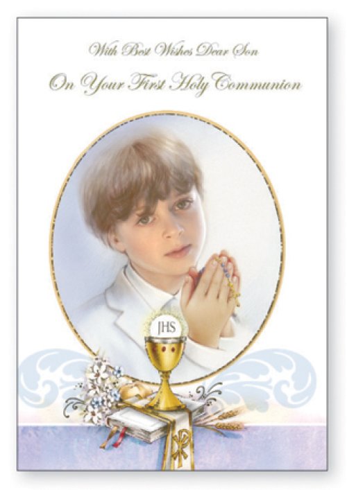 Communion Boy Card - SON: Free Delivery when you spend £10 at Eden.co.uk