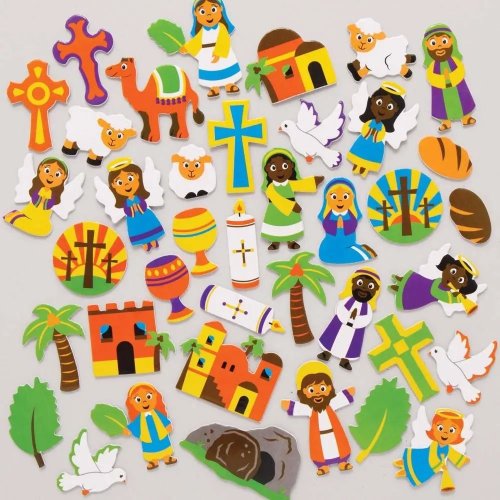 Holy Week Foam Stickers - Pack of 200: Free Delivery at Eden.co.uk
