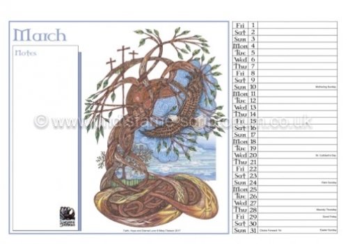 2024 Lindisfarne Scriptorium Art Calendar: Free Delivery at Eden.co.uk