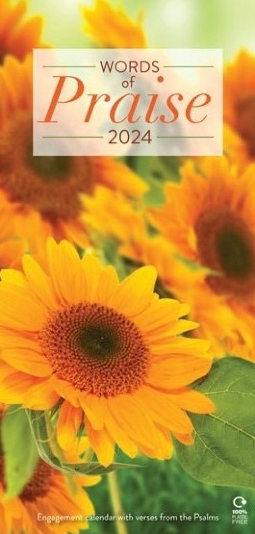 Words of Praise 2024 Calendar 5060695424180 | Eden