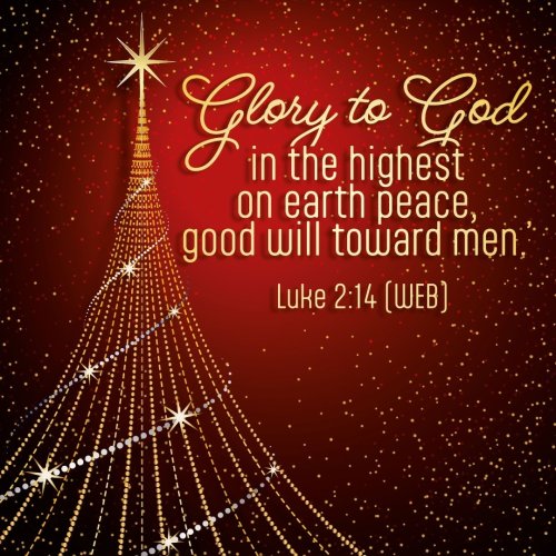 Glory To God Christmas Cards (Pack Of 10): Free Delivery when you spend £10 at Eden.co.uk
