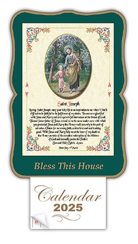 Saint Joseph Print Calendar: Free Delivery when you spend £10 at Eden.co.uk