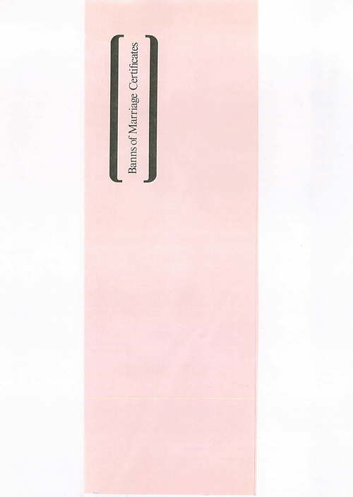 Banns of Marriage Certificate Book Mb6: Free Delivery at Eden.co.uk