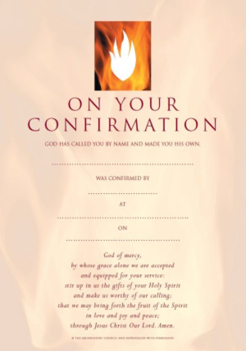 Confirmation Certificates - Pack of 20: Free Delivery at Eden.co.uk