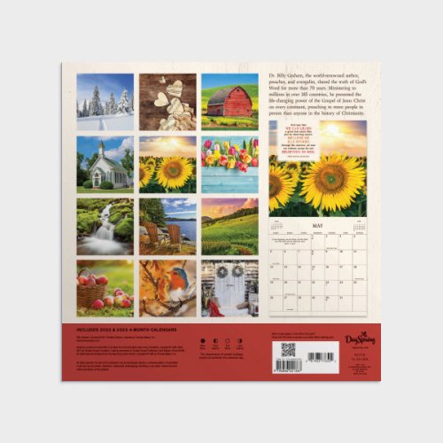 2024 Billy Graham Wall Calendar: Free Delivery at Eden.co.uk