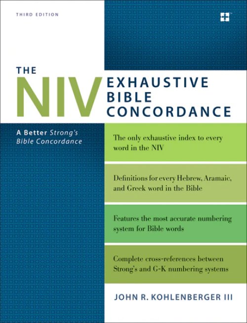 The Strongest TNIV Exhaustive Concordance: Free Delivery at Eden.co.uk