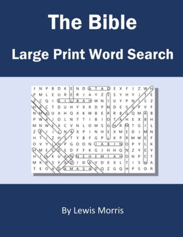 The Bible: Large Print Word Search| Free Delivery at Eden.co.uk