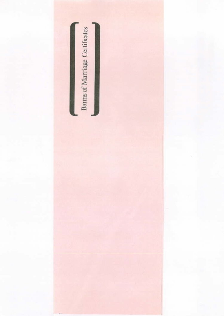 Banns of Marriage Certificate Book Mb6 | Free Delivery at Eden.co.uk