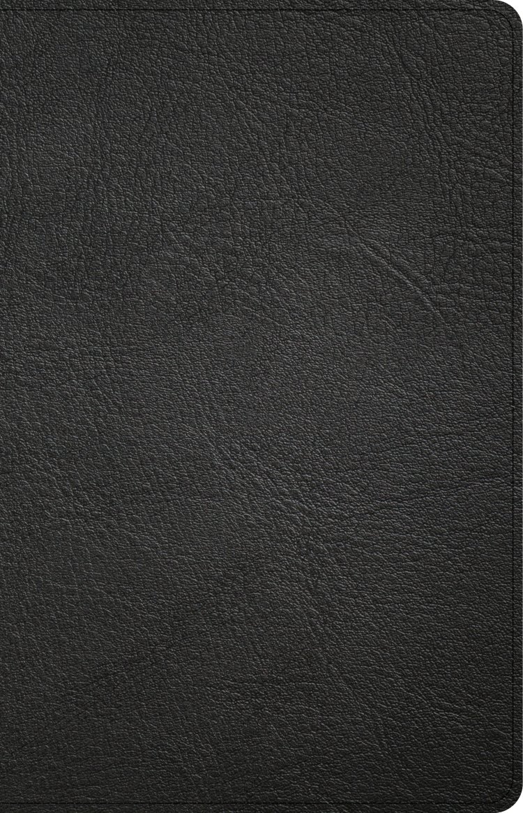 CSB Large Print Personal Size Reference Bible Black Genuine Leather CSB Large Print Personal Size Reference Bible Black Genuine Leather
