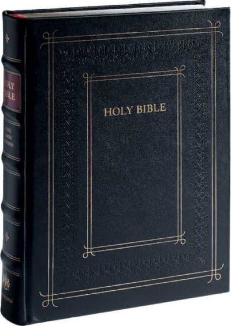 Cambridge KJV Family Chronicle Bible, Black Calfskin Leather over ...