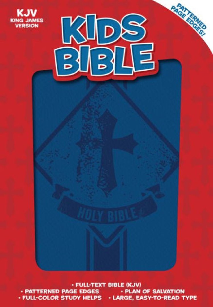 KJV Kids Bible, Royal Blue | Free Delivery at Eden.co.uk