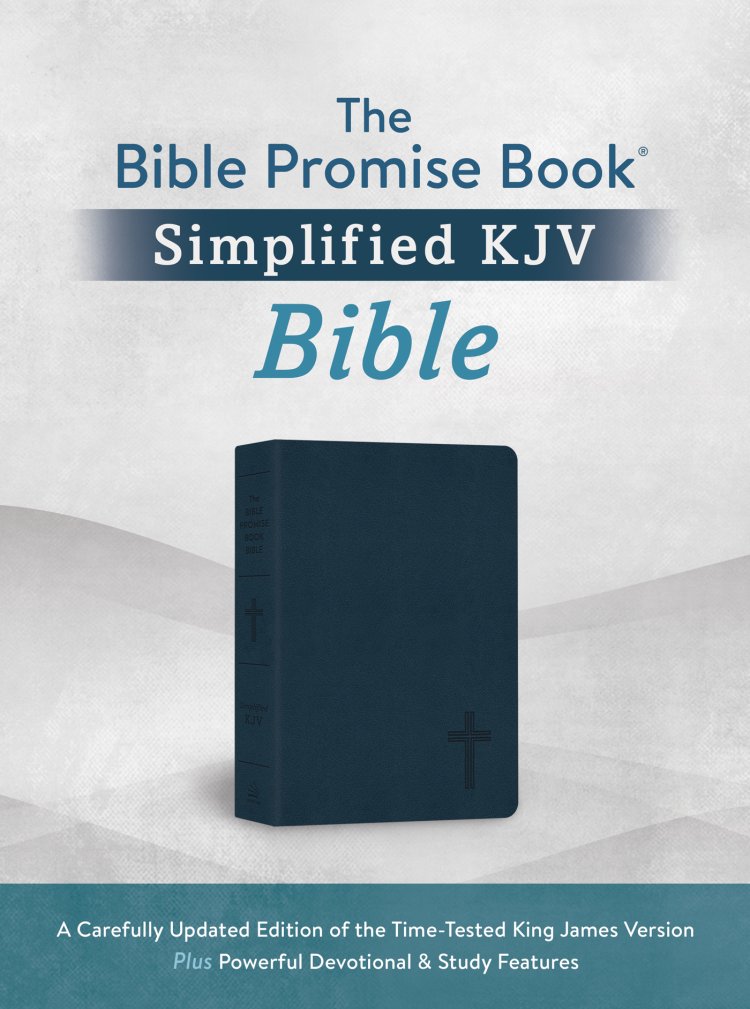 Holy Bible: The Barbour Simplified KJV Bible Promise Book Edition [Navy ...