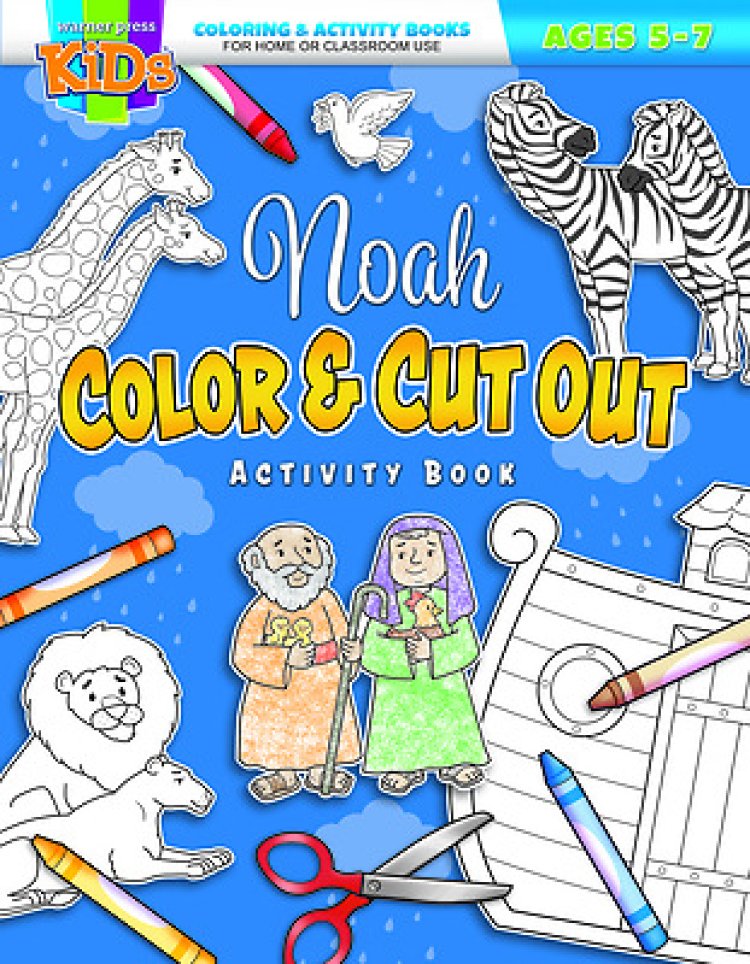 Noah Color and Cut Out Activity Book | Free Delivery when you spend £10 ...