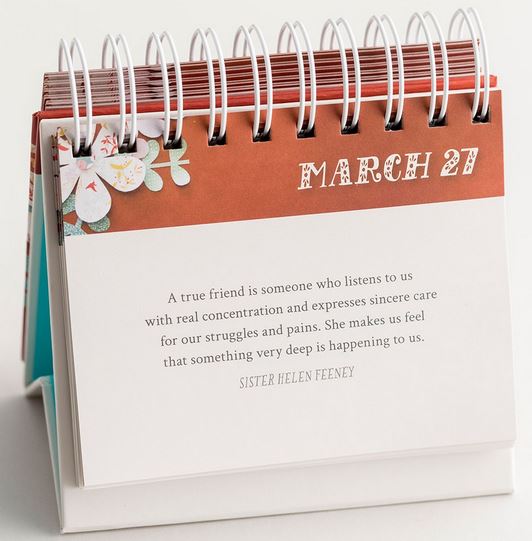 Thank You for Being a Friend Perpetual Calendar | Eden.co.uk