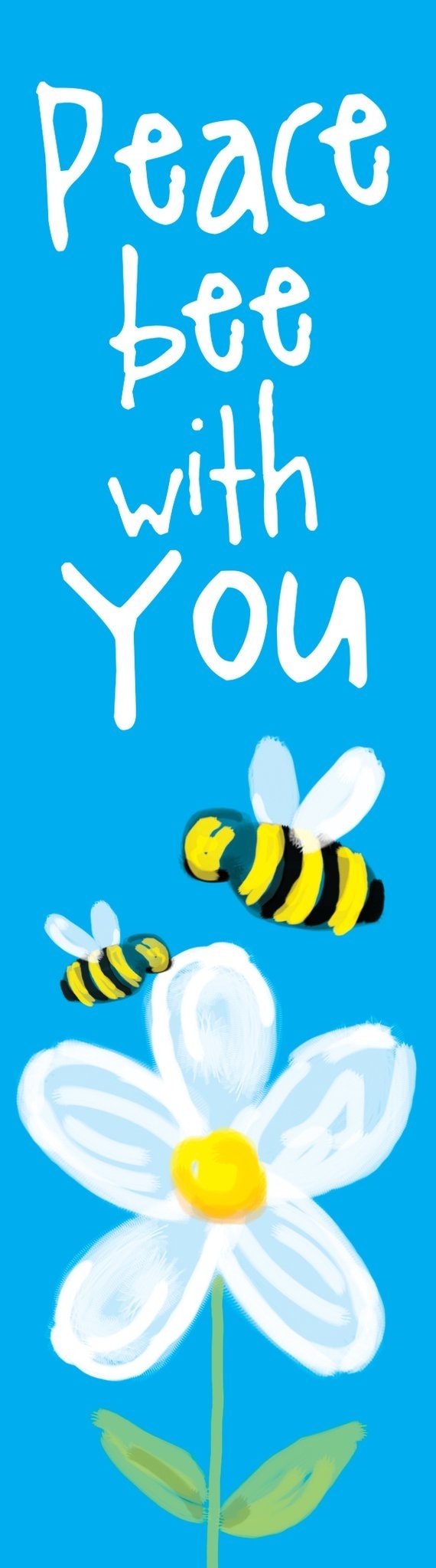 Peace Bee With You Bookmark (Pack of 10): Free Delivery at Eden.co.uk
