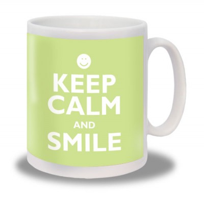 Keep Calm and Smile Mug| Free Delivery when you spend £10 at Eden.co.uk