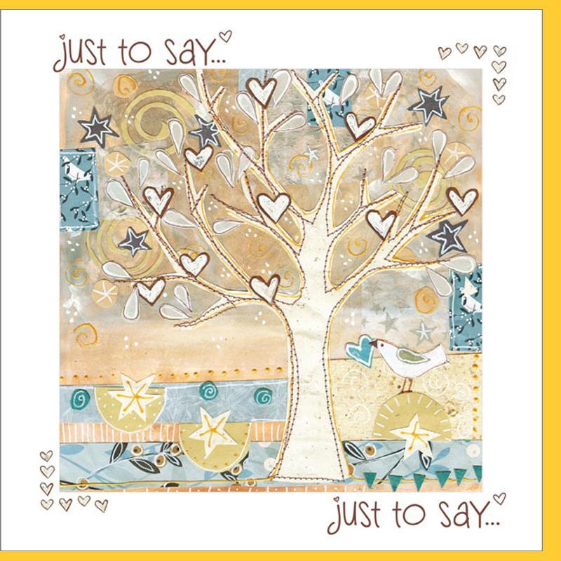 Just To Say Greetings Card 5060427970053 | Eden