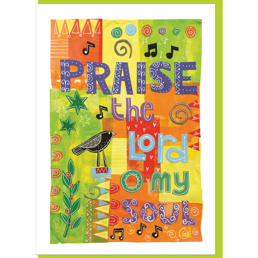 Praise the Lord Greetings Card | Free Delivery when you spend £10 at ...