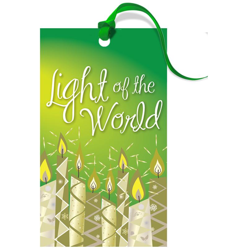Light of the world Gift tags| Free Delivery when you spend £10 at Eden ...