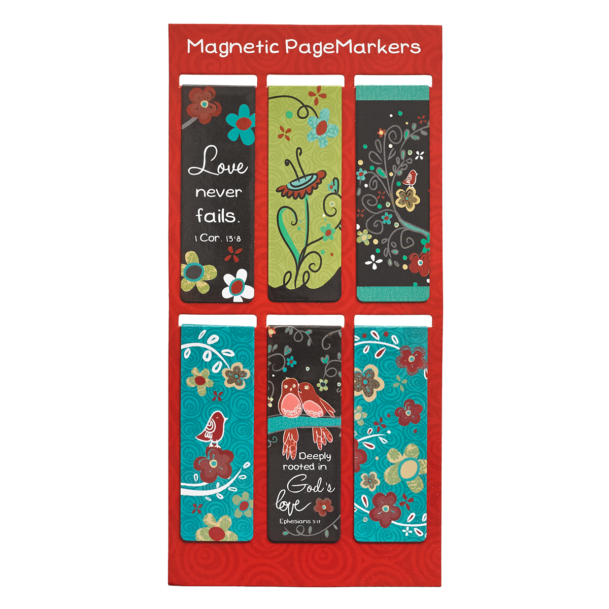 Magnetic Bookmark Set Love Grows | Free Delivery when you spend £10 at ...