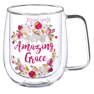 Amazing Grace Double-walled Glass Coffee Mug 6006937148147 | Eden
