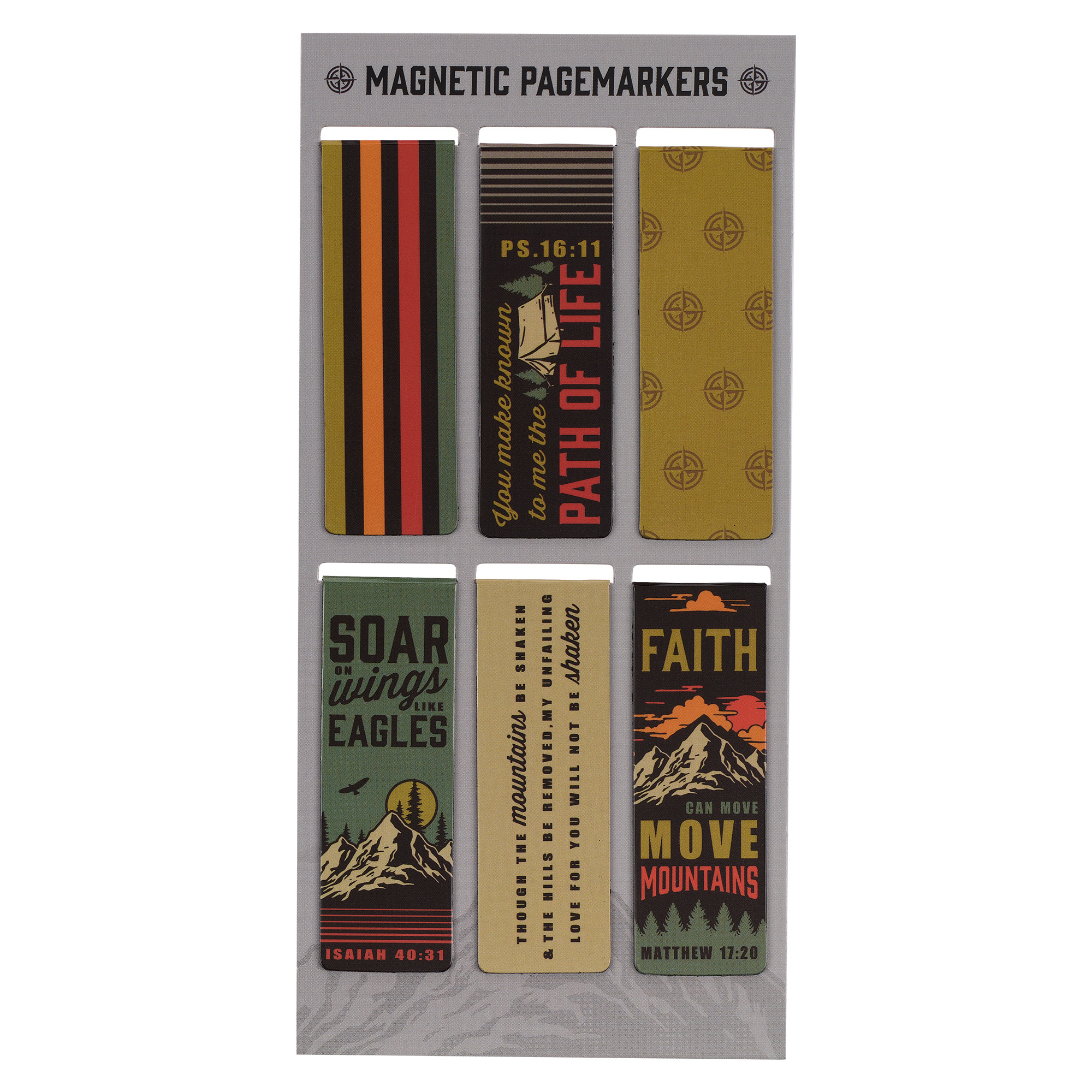 Magnetic Bookmark Set Mountains | Free Delivery when you spend £10 at ...