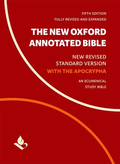 NRSV Oxford Annotated Bible, Red, Hardback, Apocrypha, Book ...