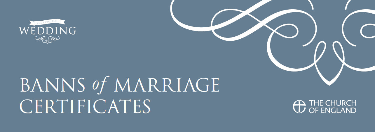 Banns of Marriage Certificates | Free Delivery at Eden.co.uk