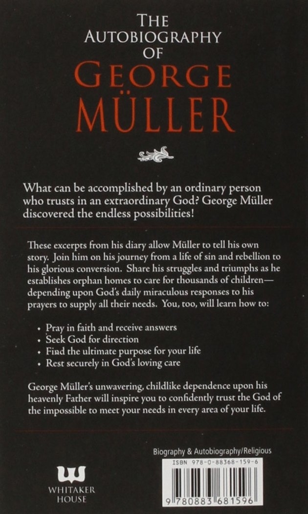 The Autobiography Of George Muller 9780883681596 | Fast Delivery at Eden
