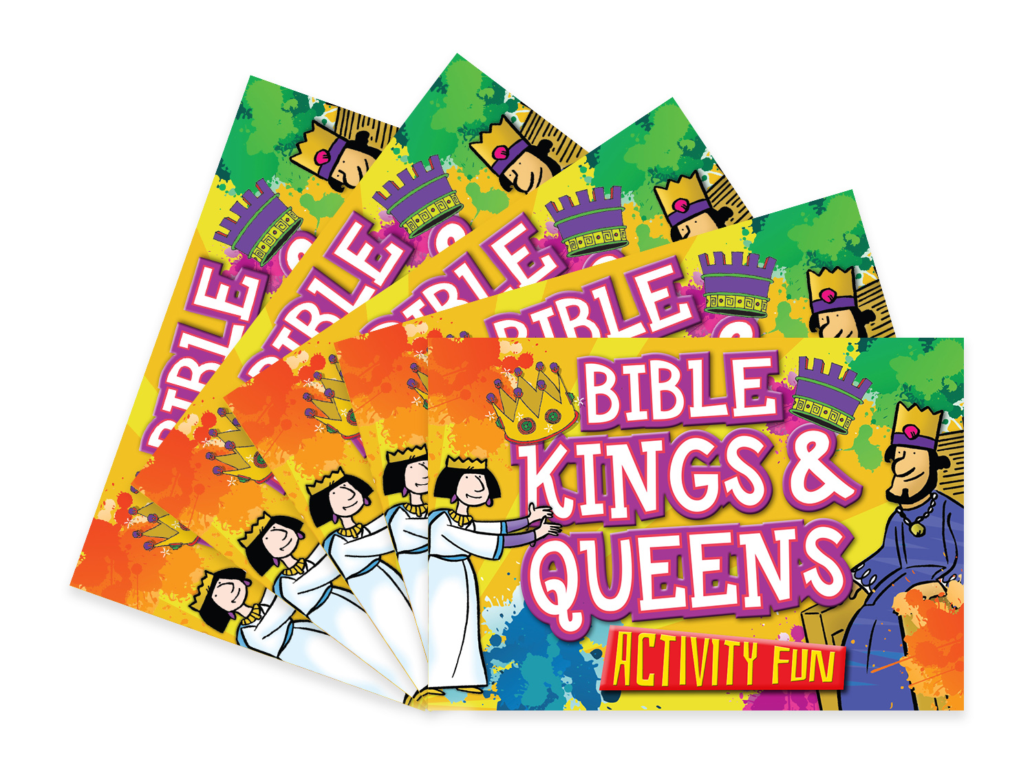 Bible Kings & Queens: Pack of 5 Activity Books | Eden.co.uk