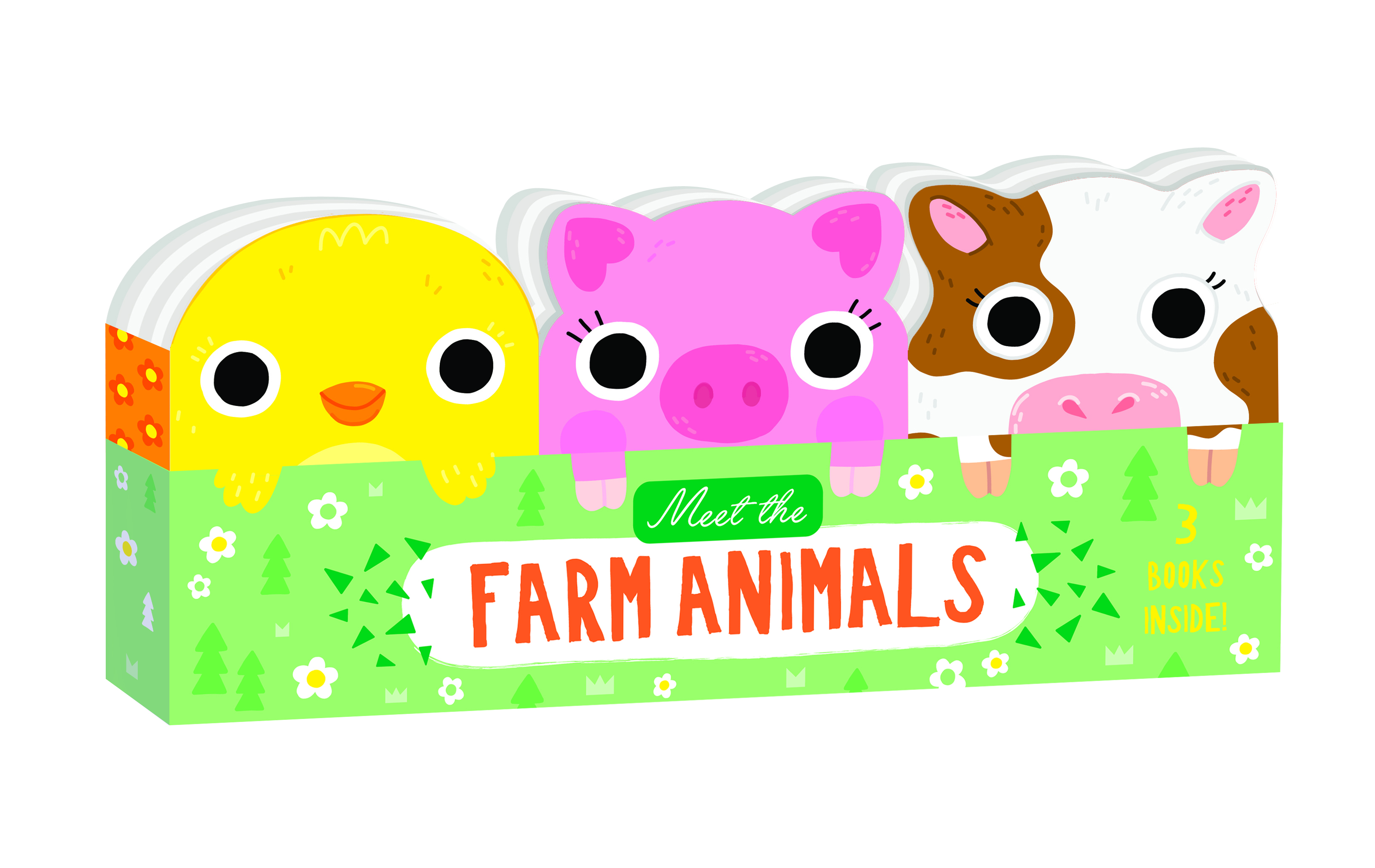 Shaped Animal Board Book Set - Meet the Farm Animals| Free Delivery ...