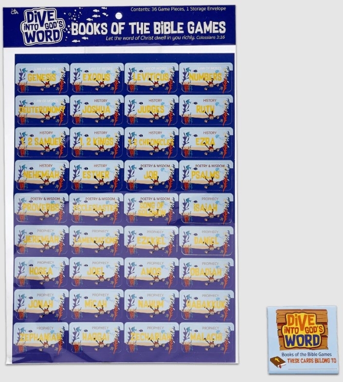 Books of the Bible Game| Free Delivery when you spend £10 at Eden.co.uk