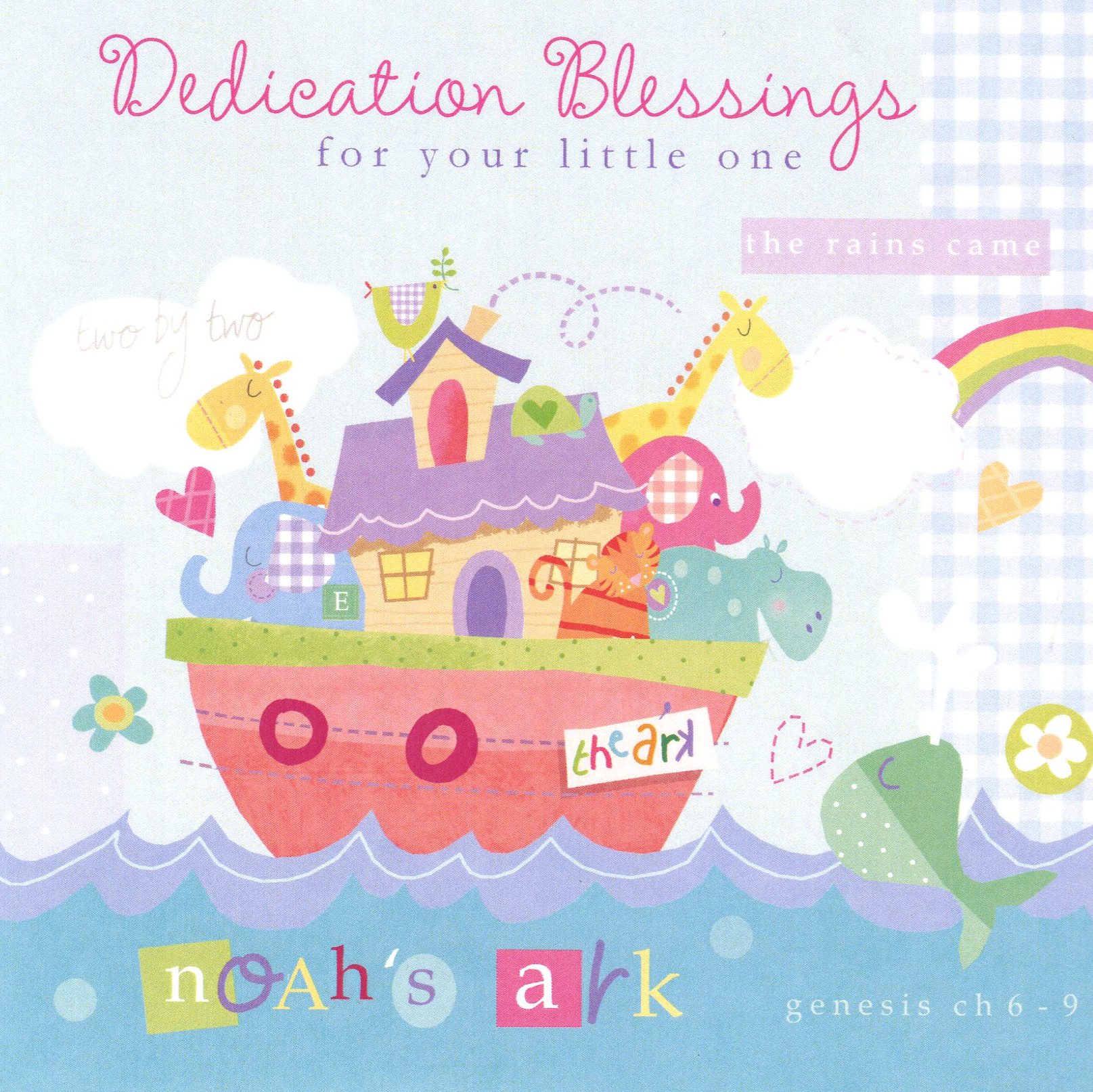 Dedication Blessings for Your Little One - Single Card | Free Delivery ...